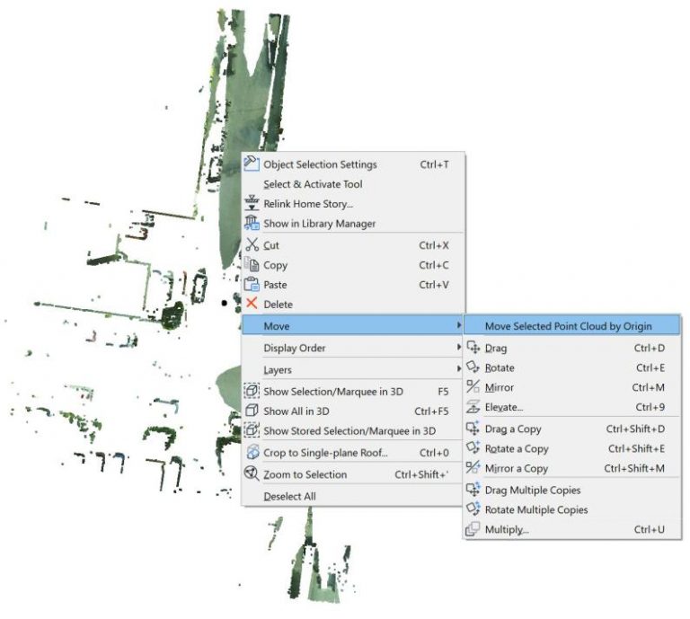 How To Import A Point Cloud Into Archicad Larki 3d Surveys Made Easy